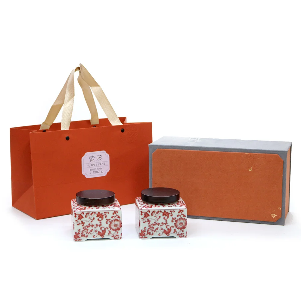 [SIP OF BLESSING] SPECIAL SELECTED PUER TEA PORCELAIN TEA CANISTERS CNY ...